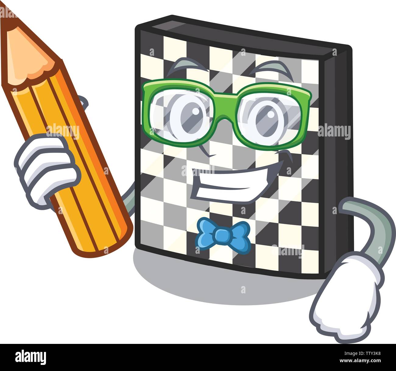 Student chessboard in the a cartoon shape Stock Vector Image & Art - Alamy