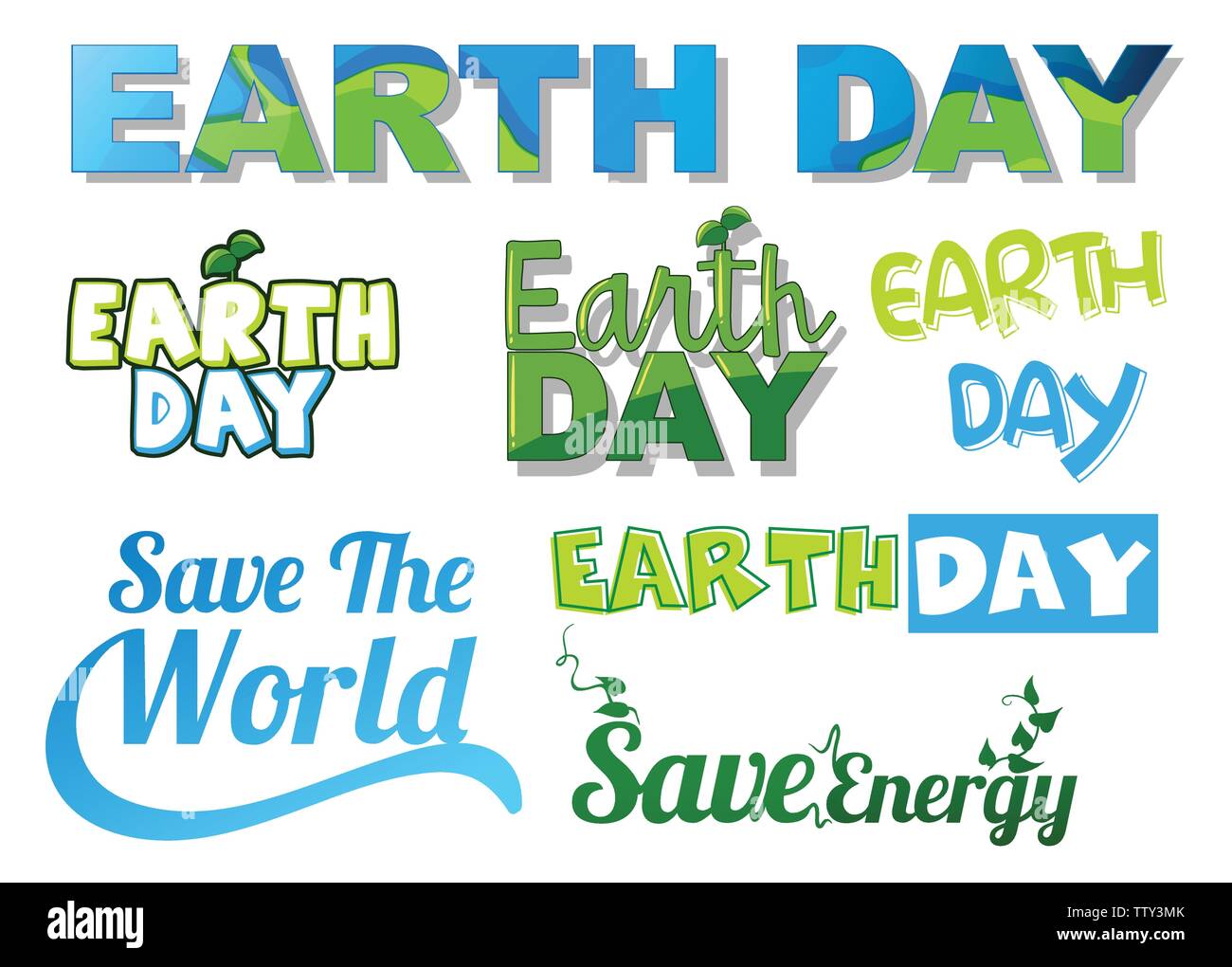 Set of earth banner illustration Stock Vector Image & Art - Alamy