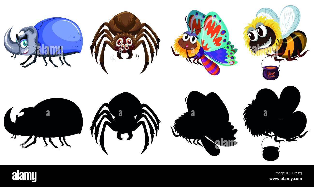 Insect character Stock Vector Images - Alamy