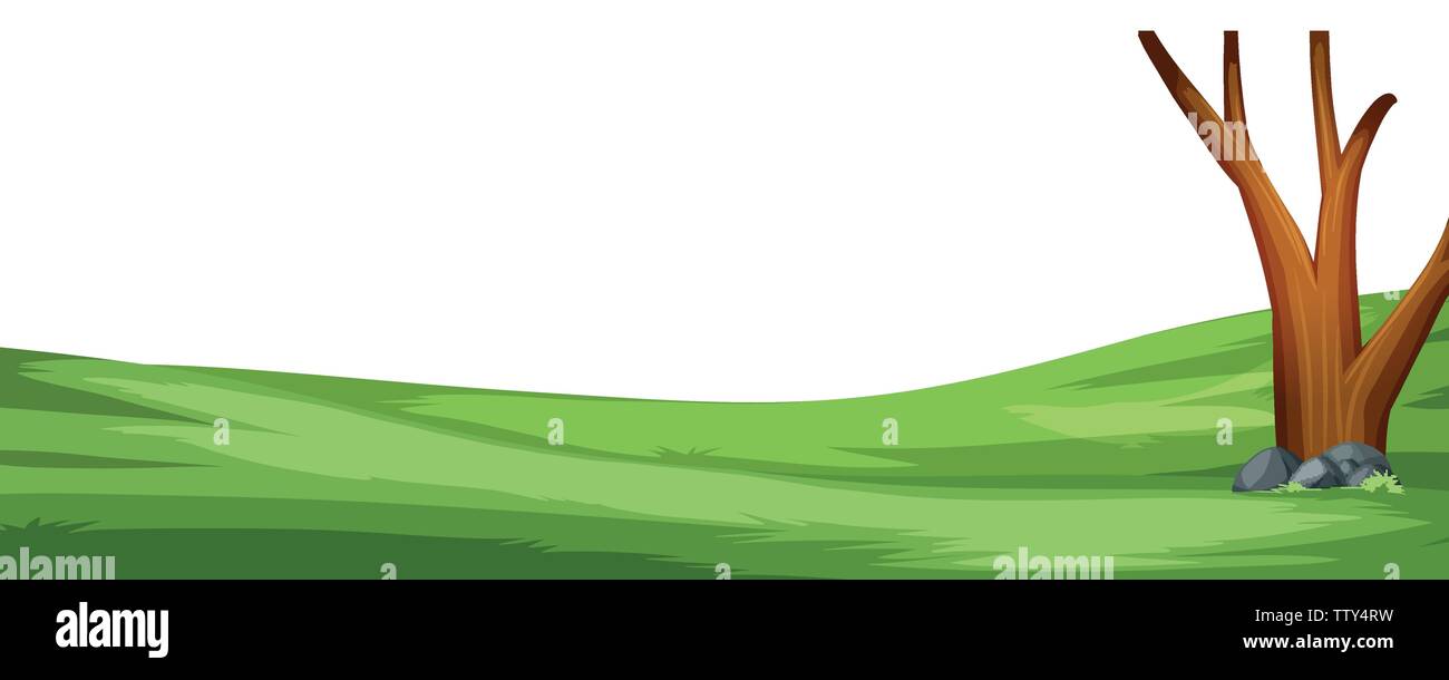 A simple nature scene illustration Stock Vector Image & Art - Alamy