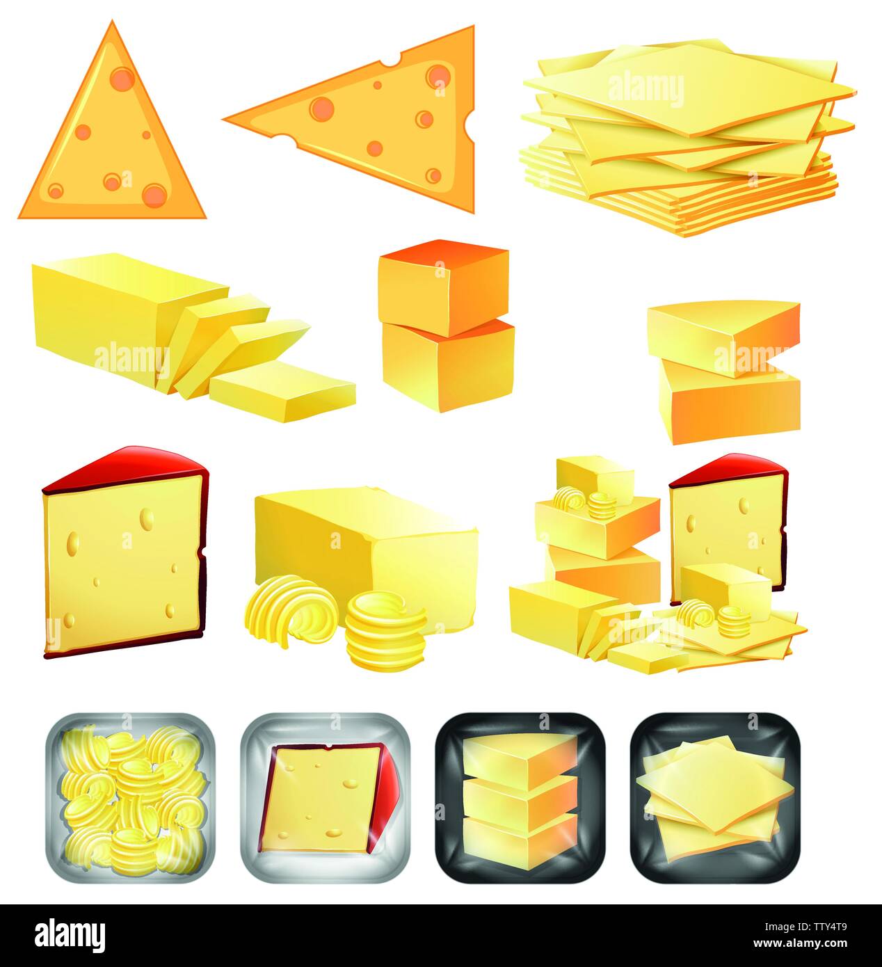 Cheese picture Stock Vector Images - Alamy