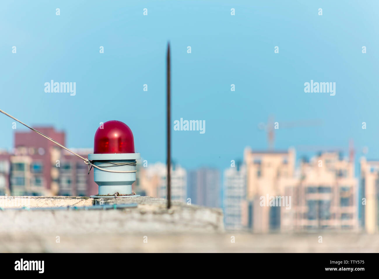 A warning light Stock Photo - Alamy