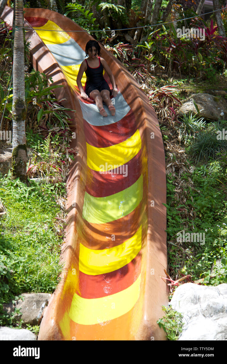 Summer fun pools slides hi-res stock photography and images - Alamy