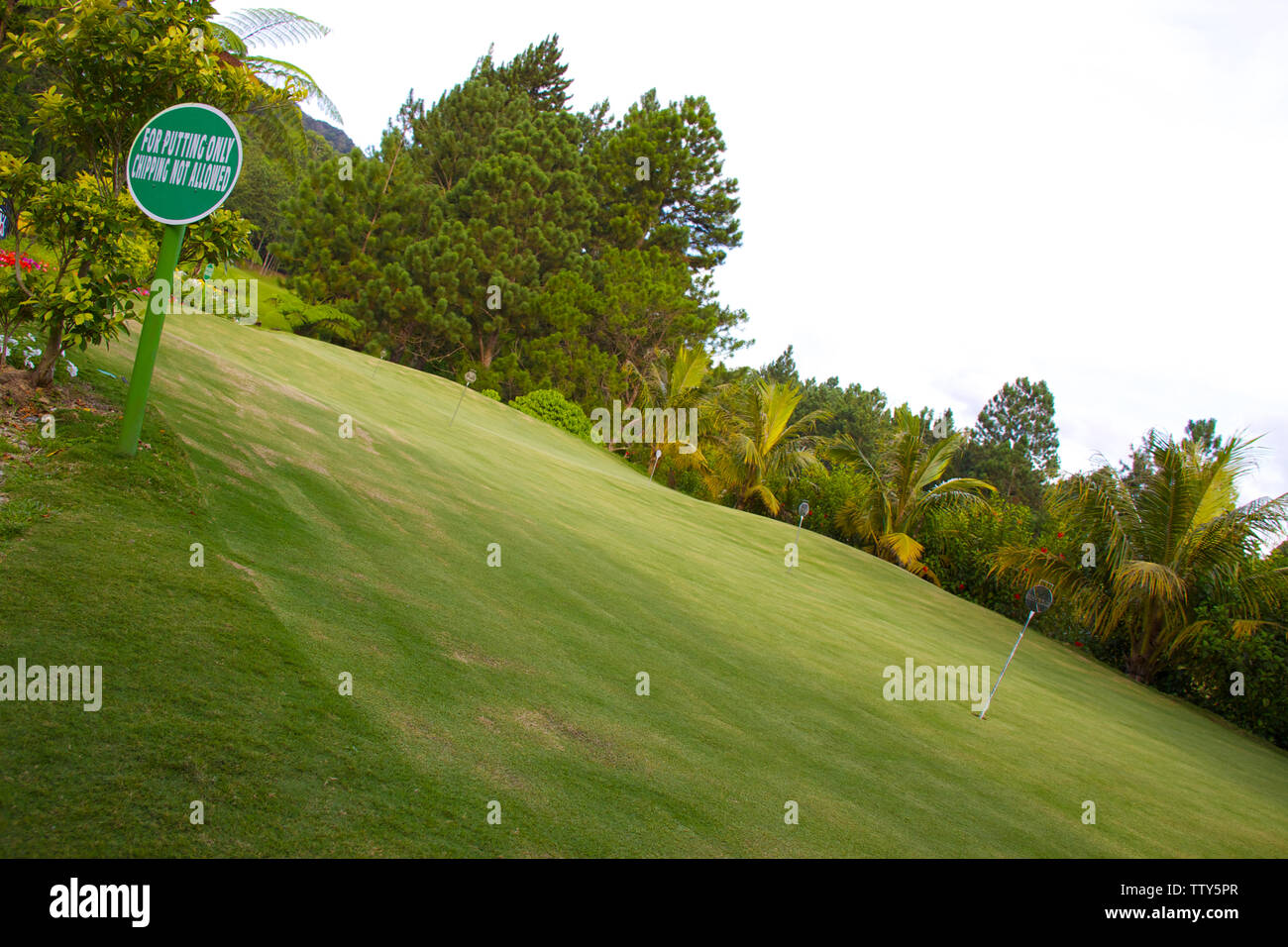Golf course signage hi-res stock photography and images - Alamy