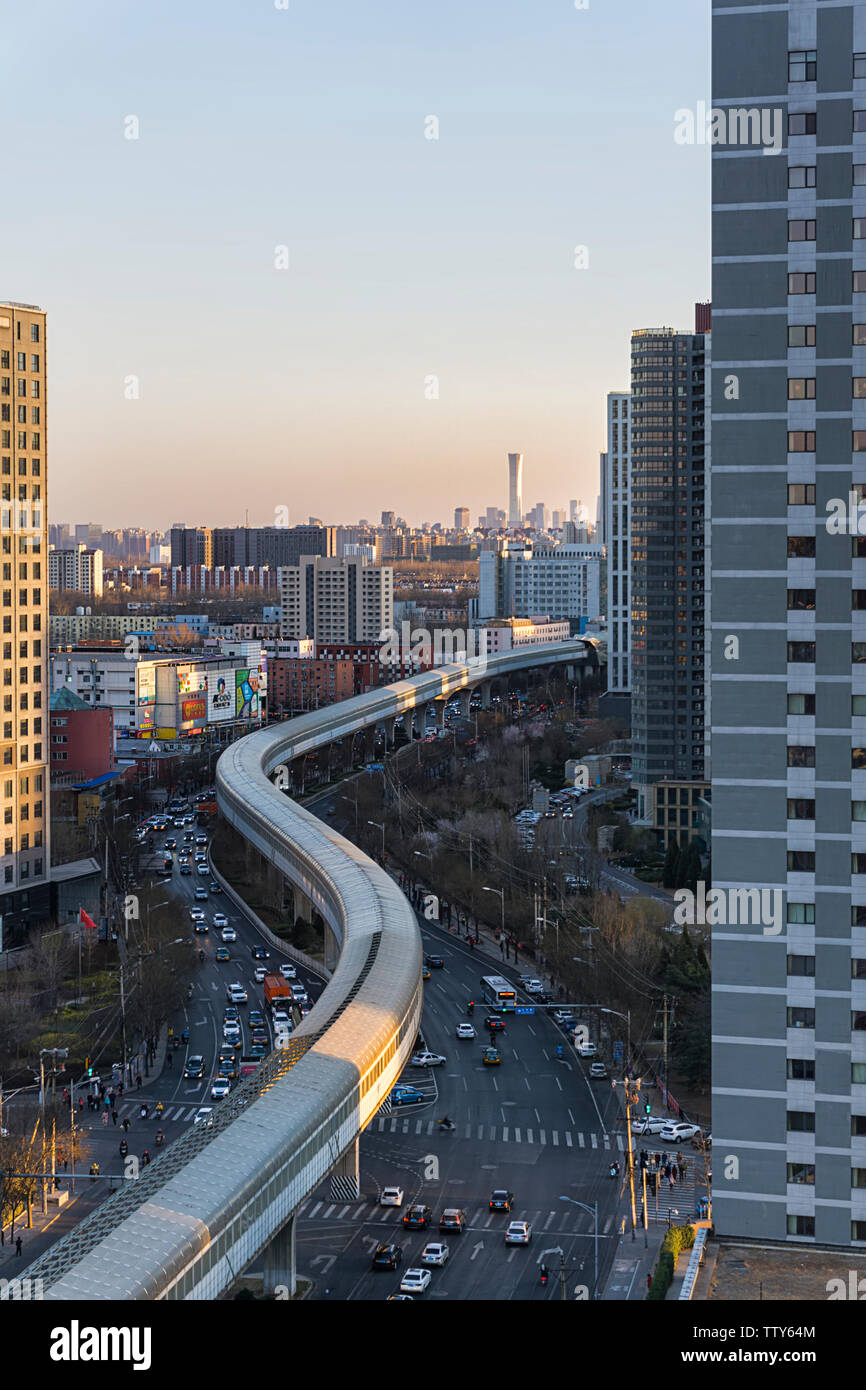Beijing City Scenery Stock Photo - Alamy