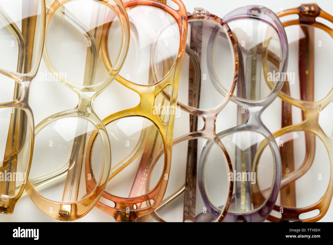 eyeglasses isolated on white Stock Photo - Alamy