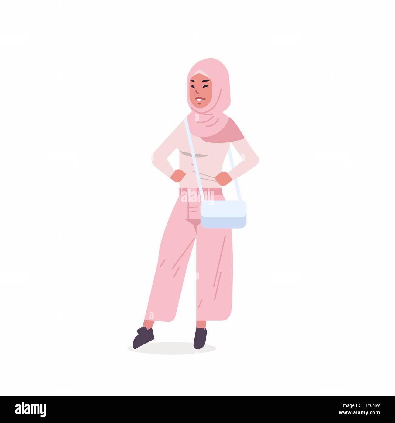 arabic woman in hijab arab girl wearing headscarf traditional clothes ...