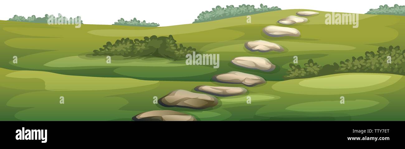 A nature scene template illustration Stock Vector Image & Art - Alamy