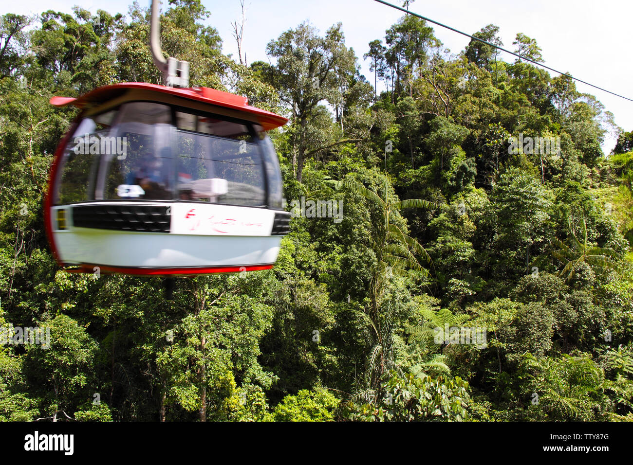 Overhead cable car, Genting Highlands, Malaysia Stock Photo - Alamy