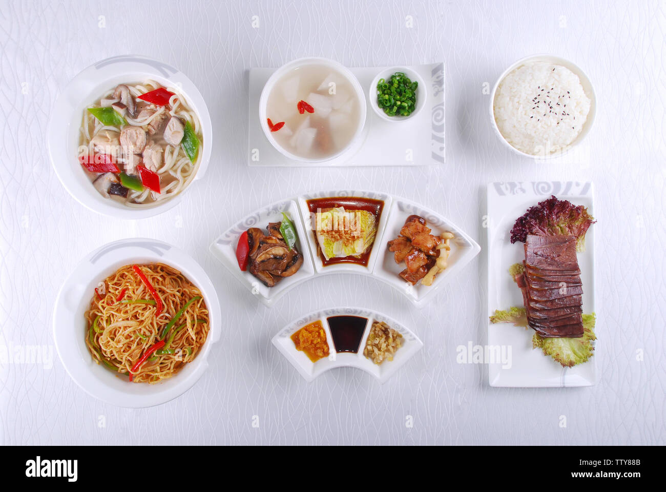 Package, Chinese dinner table Stock Photo - Alamy