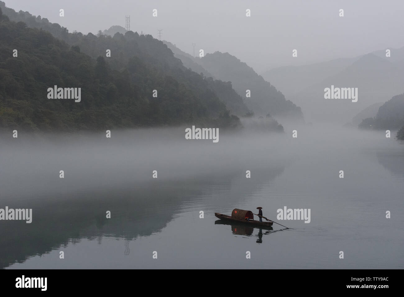 Scenery of Dongjiang Lake in Chenzhou, Hunan Province Stock Photo - Alamy