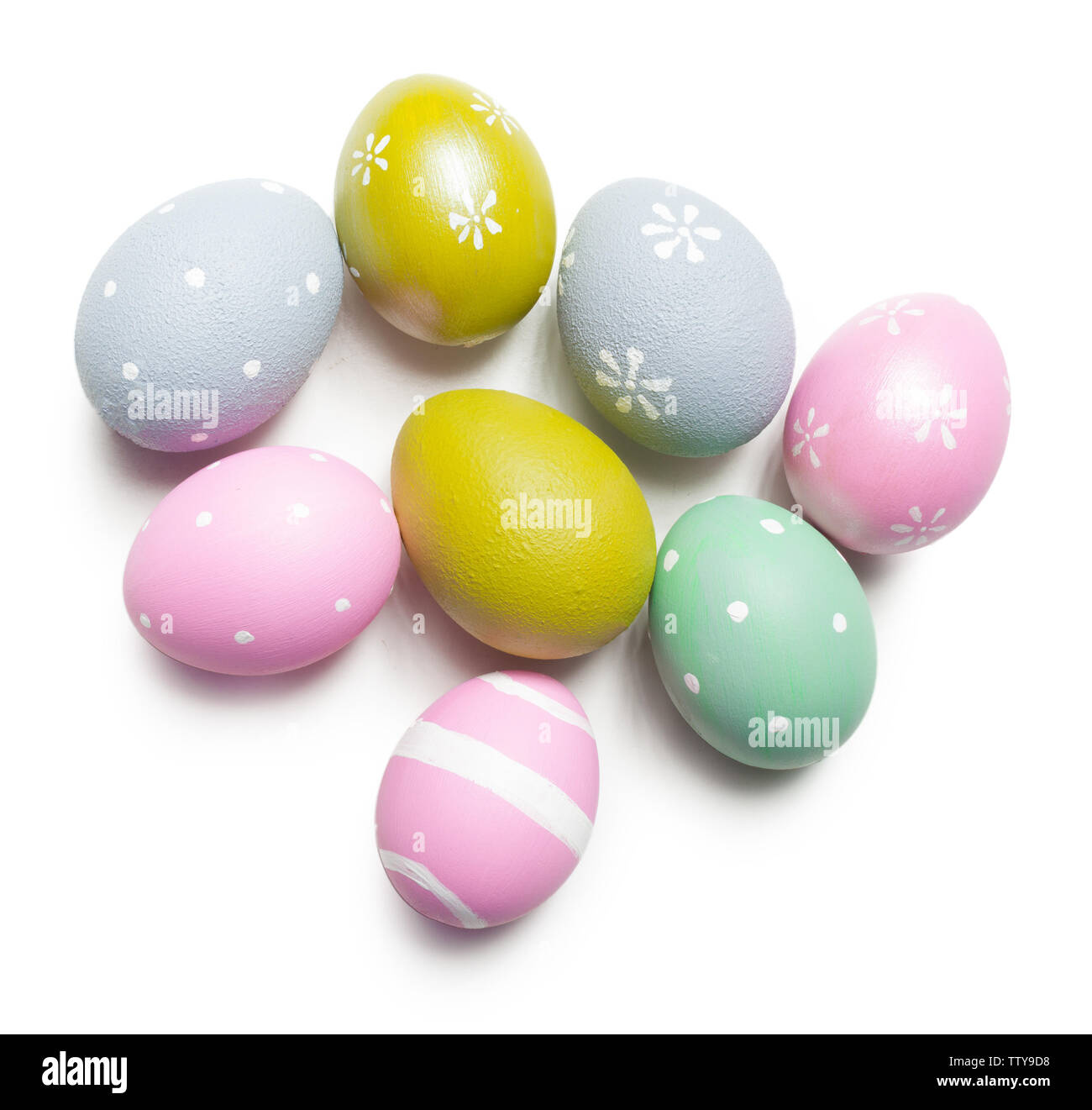 easter background. isolated on white Stock Photo - Alamy