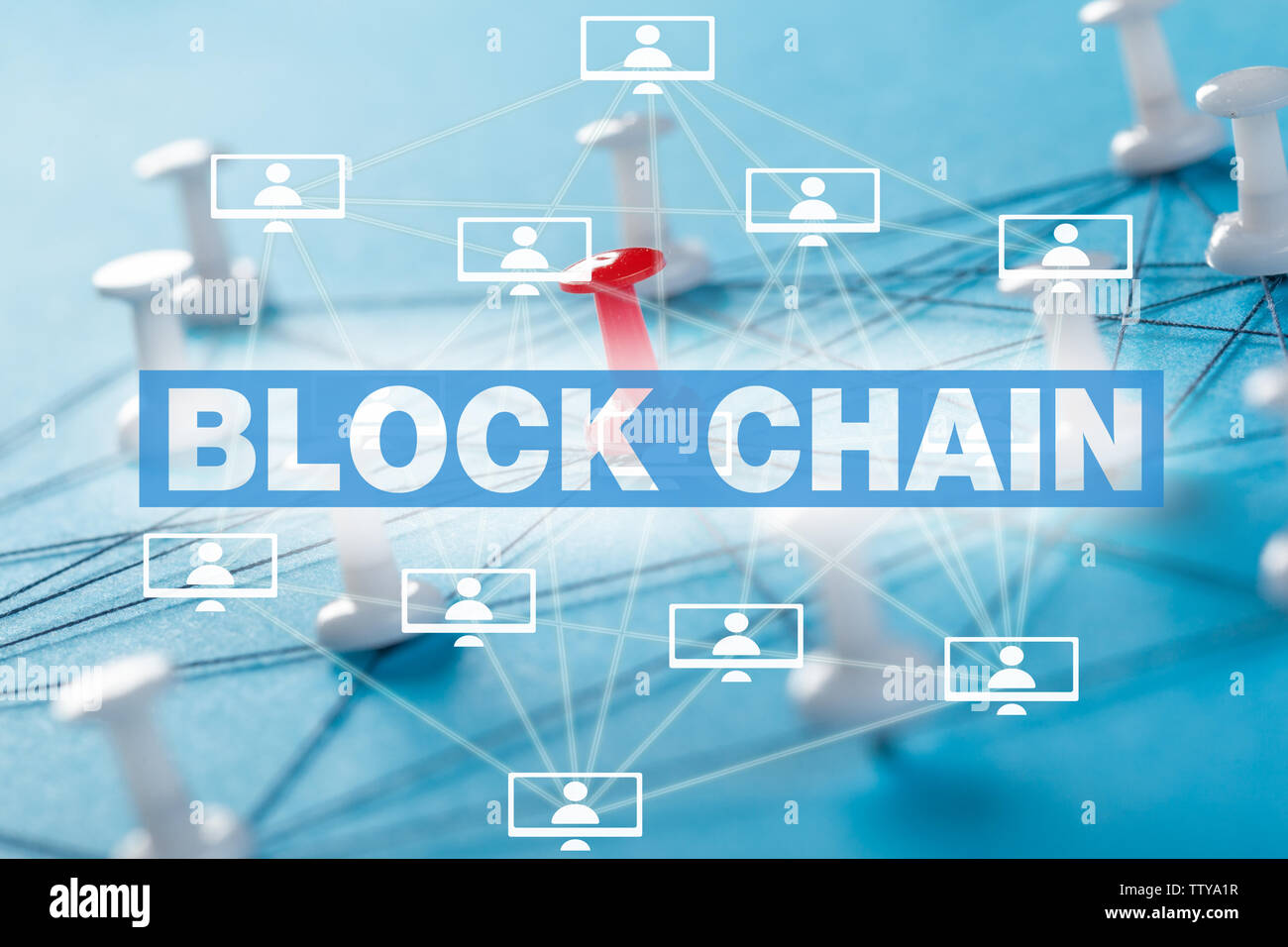 block chain concept Stock Photo - Alamy