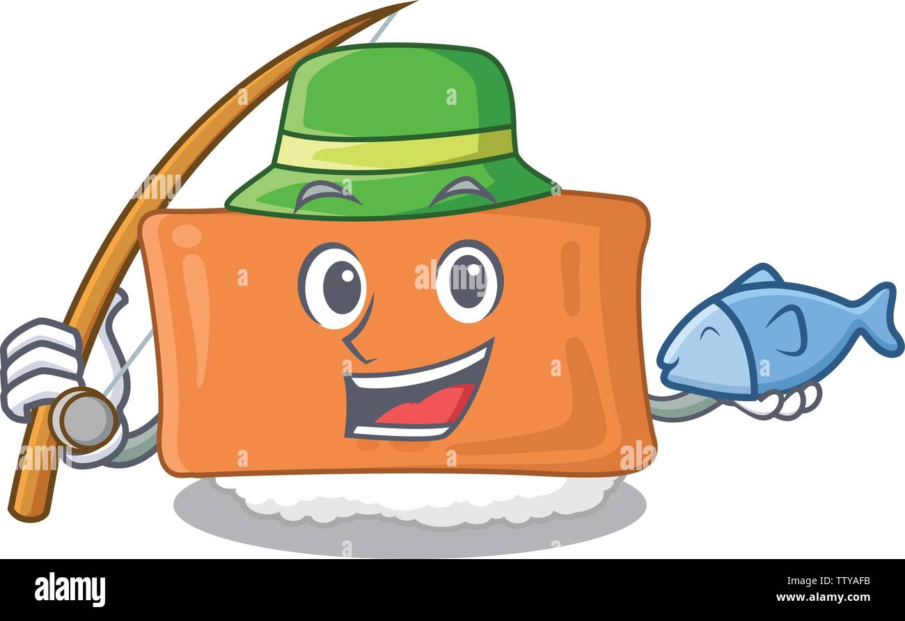 Fishing inari sushi is served cartoon board Stock Vector Image & Art ...