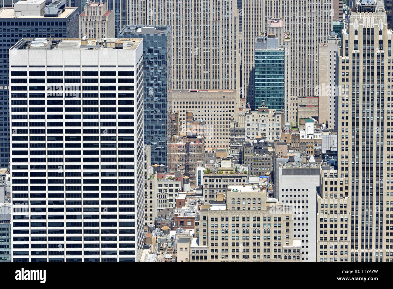 Cityscape. Rockefeller Center, large complex consisting of 19 ...