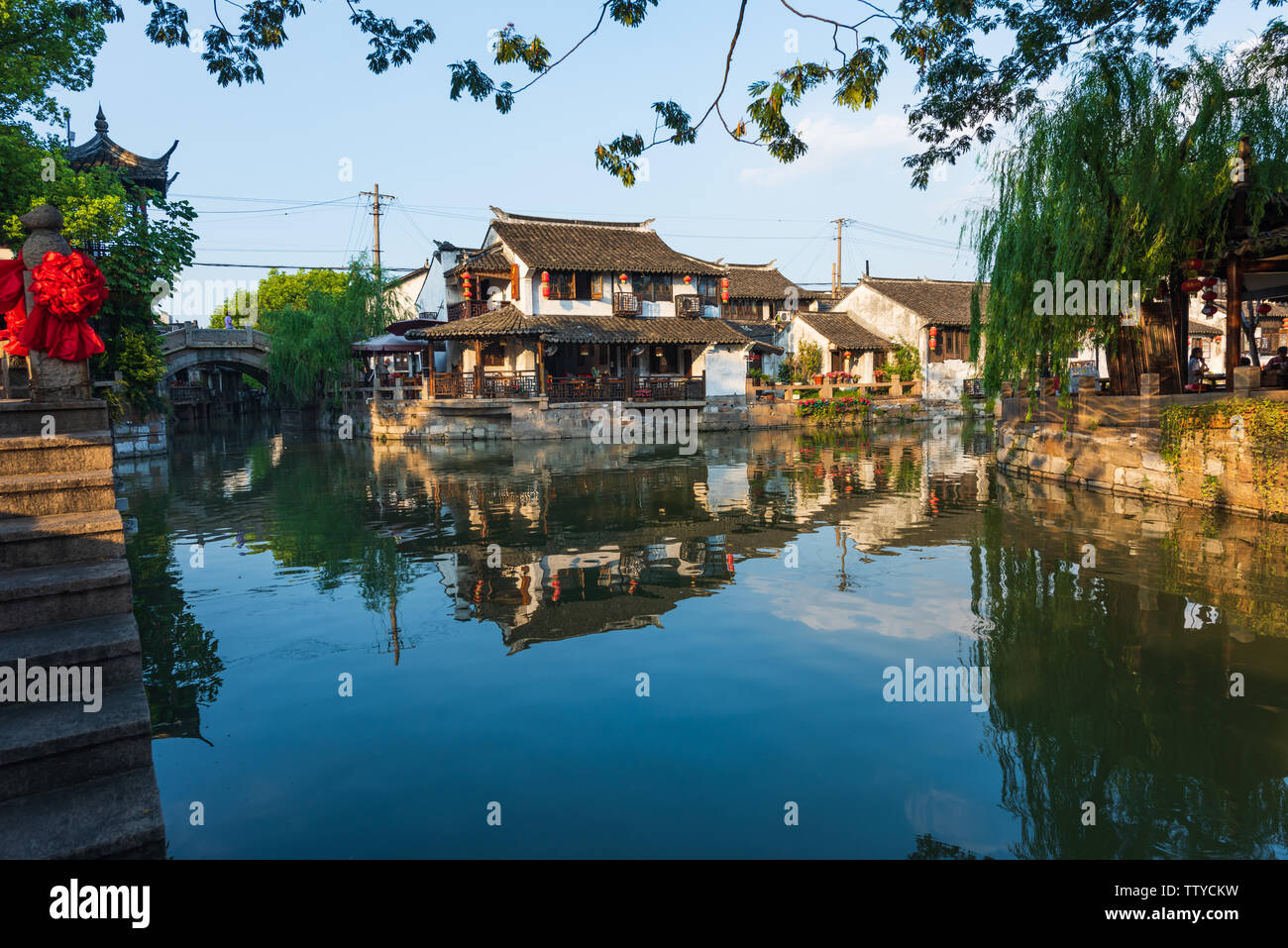 Ancient Town, Fengjing, Shanghai Stock Photo - Alamy
