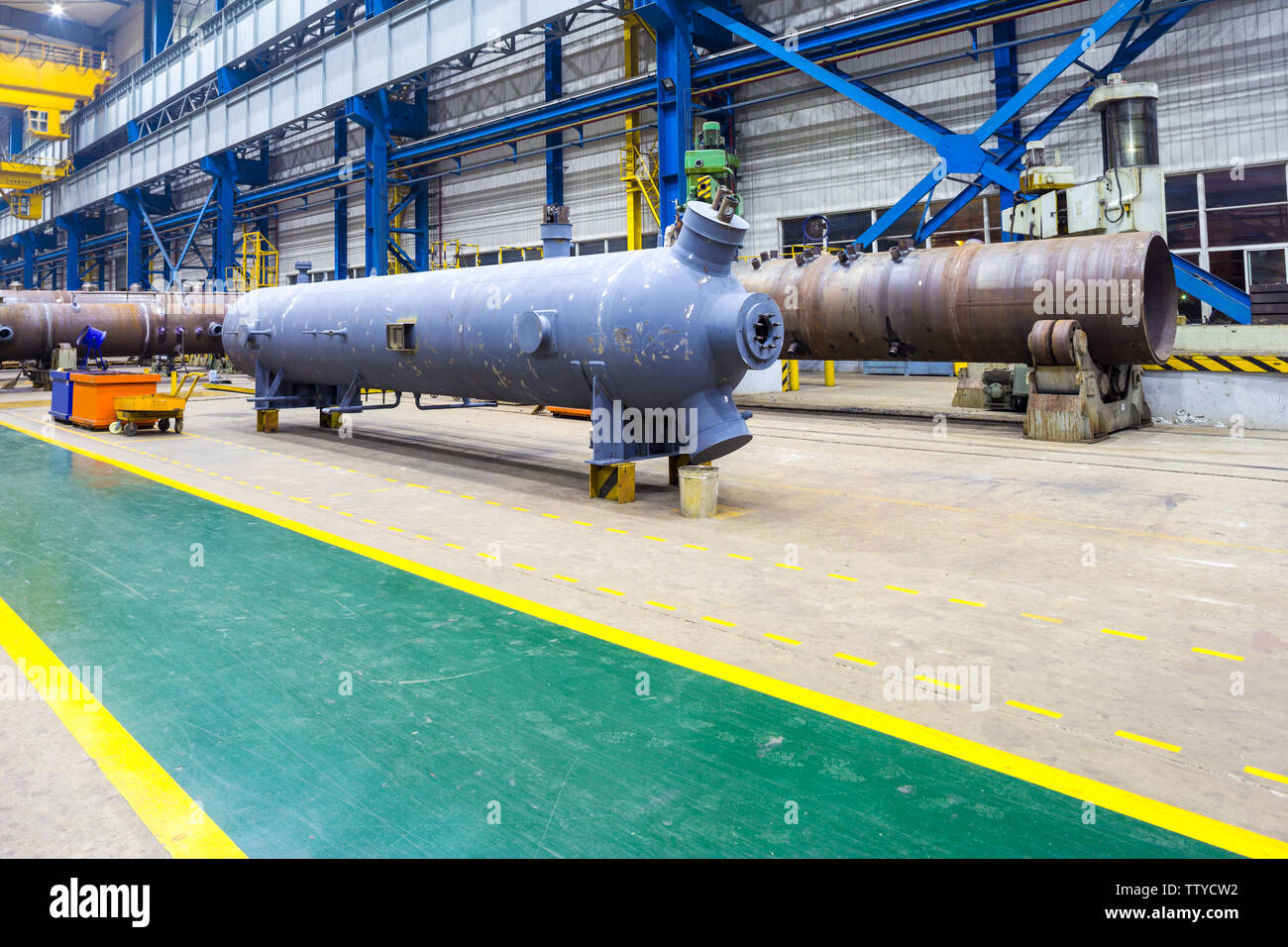 Interior of factory workshop Stock Photo - Alamy
