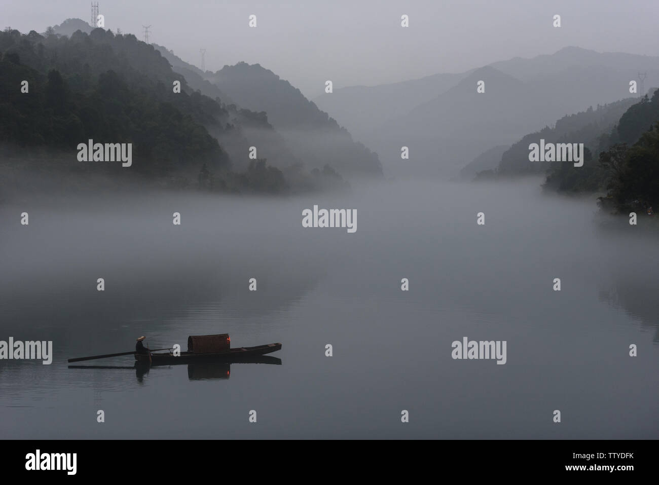 Scenery of Dongjiang Lake in Chenzhou, Hunan Province Stock Photo - Alamy