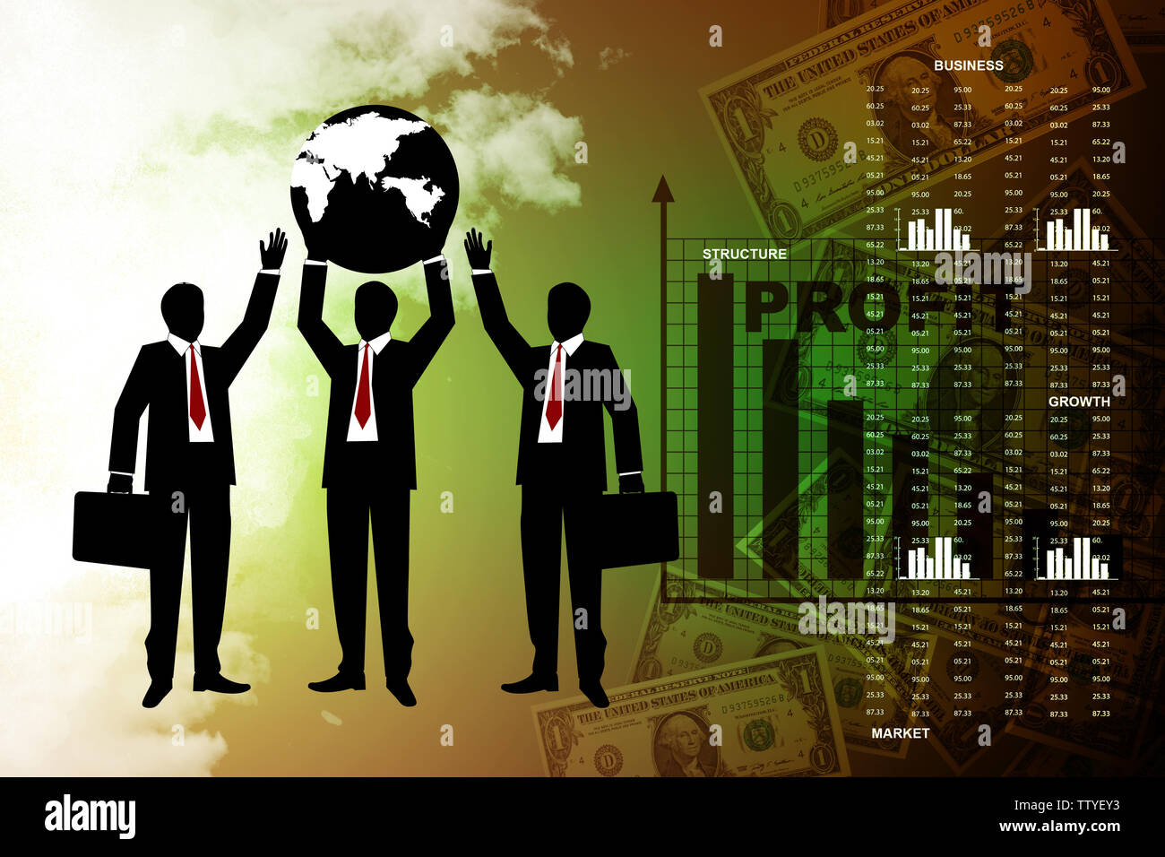 business people with briefcase Stock Photo - Alamy