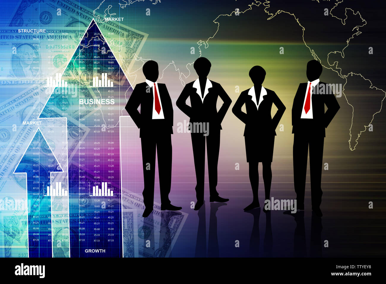 business team concept Stock Photo - Alamy