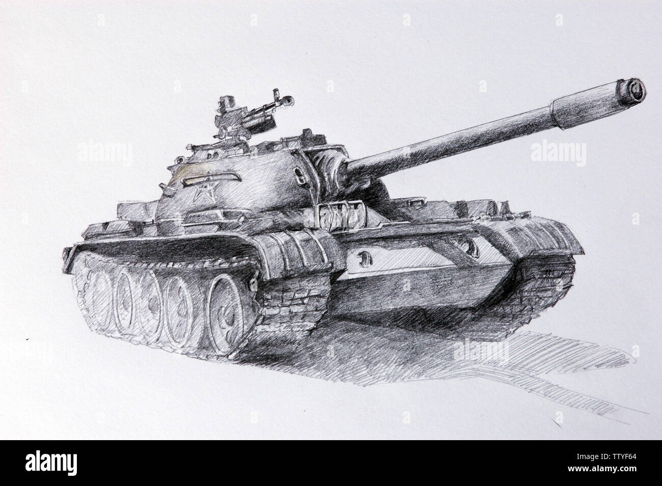 Hand drawn hand painted tanks hi-res stock photography and images - Alamy