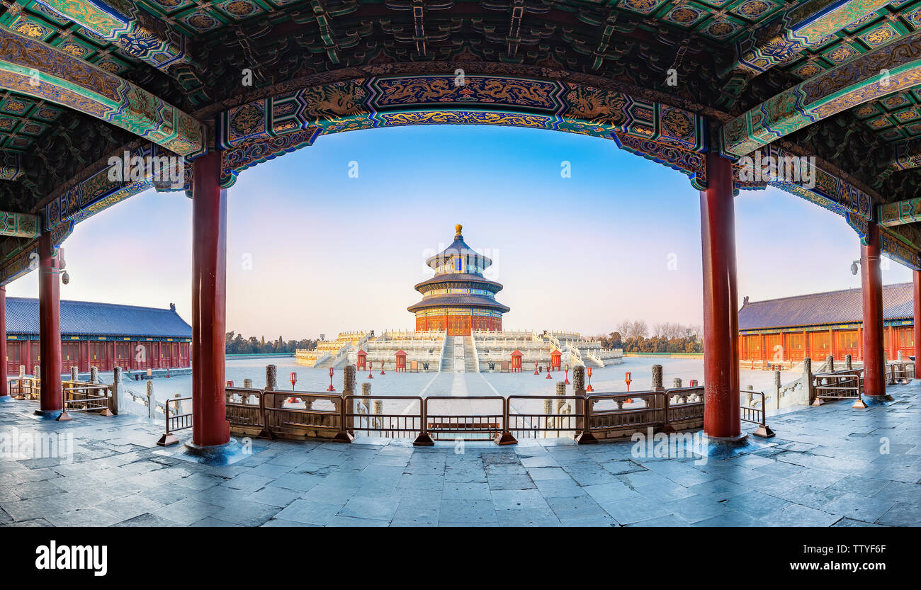 Temple of the Year of the Fairies of the Temple of Heaven Stock Photo ...