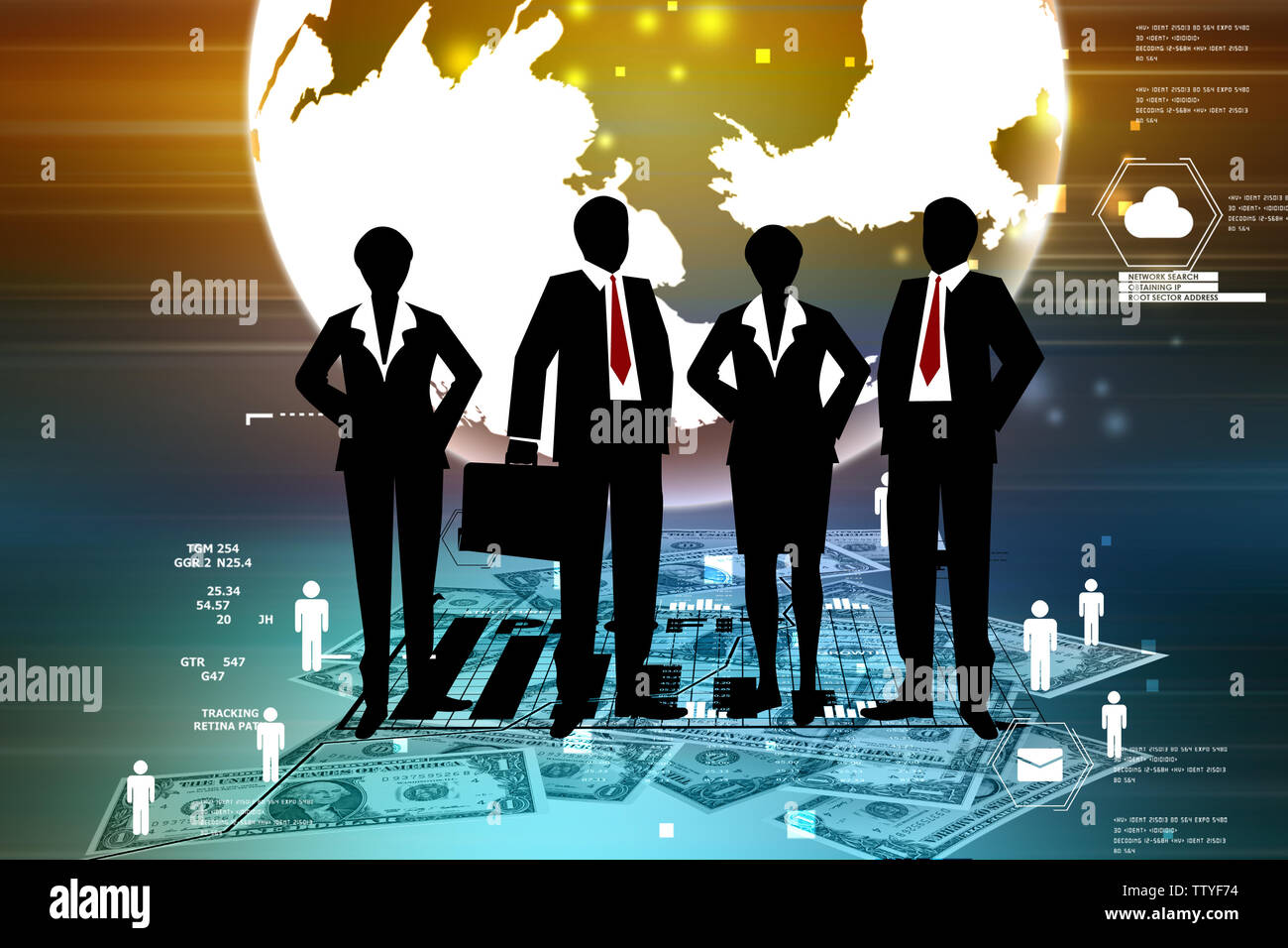 business people with briefcase Stock Photo - Alamy