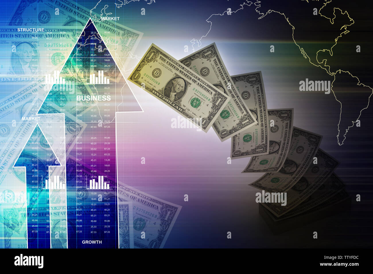 pile of US federal reserve notes Stock Photo - Alamy