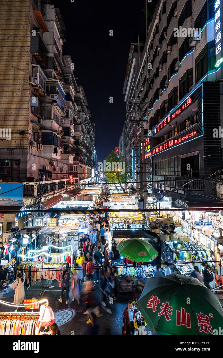 Baocheng Road Night Market Stock Photo - Alamy