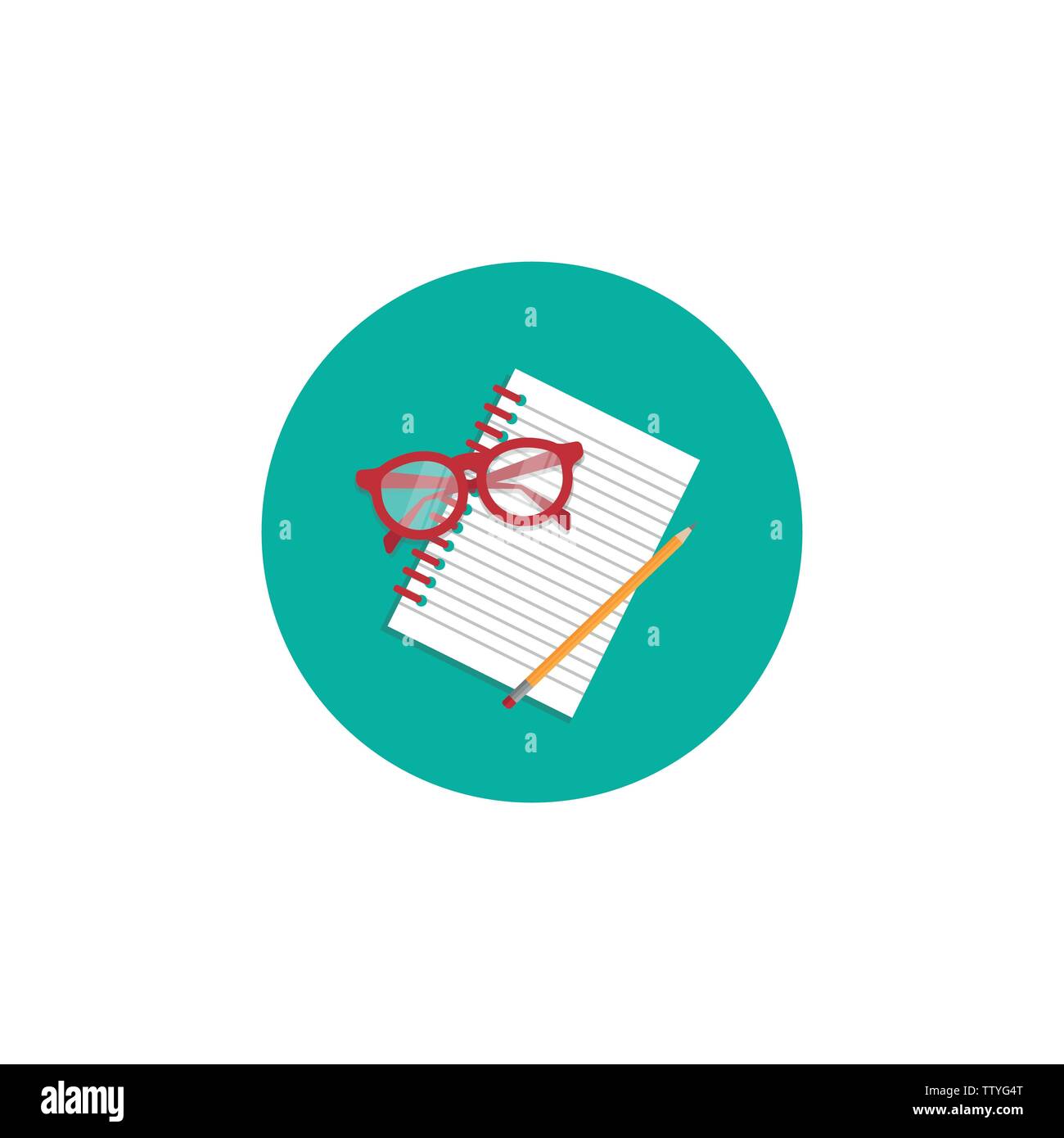 Red glasses Stock Vector Images - Alamy