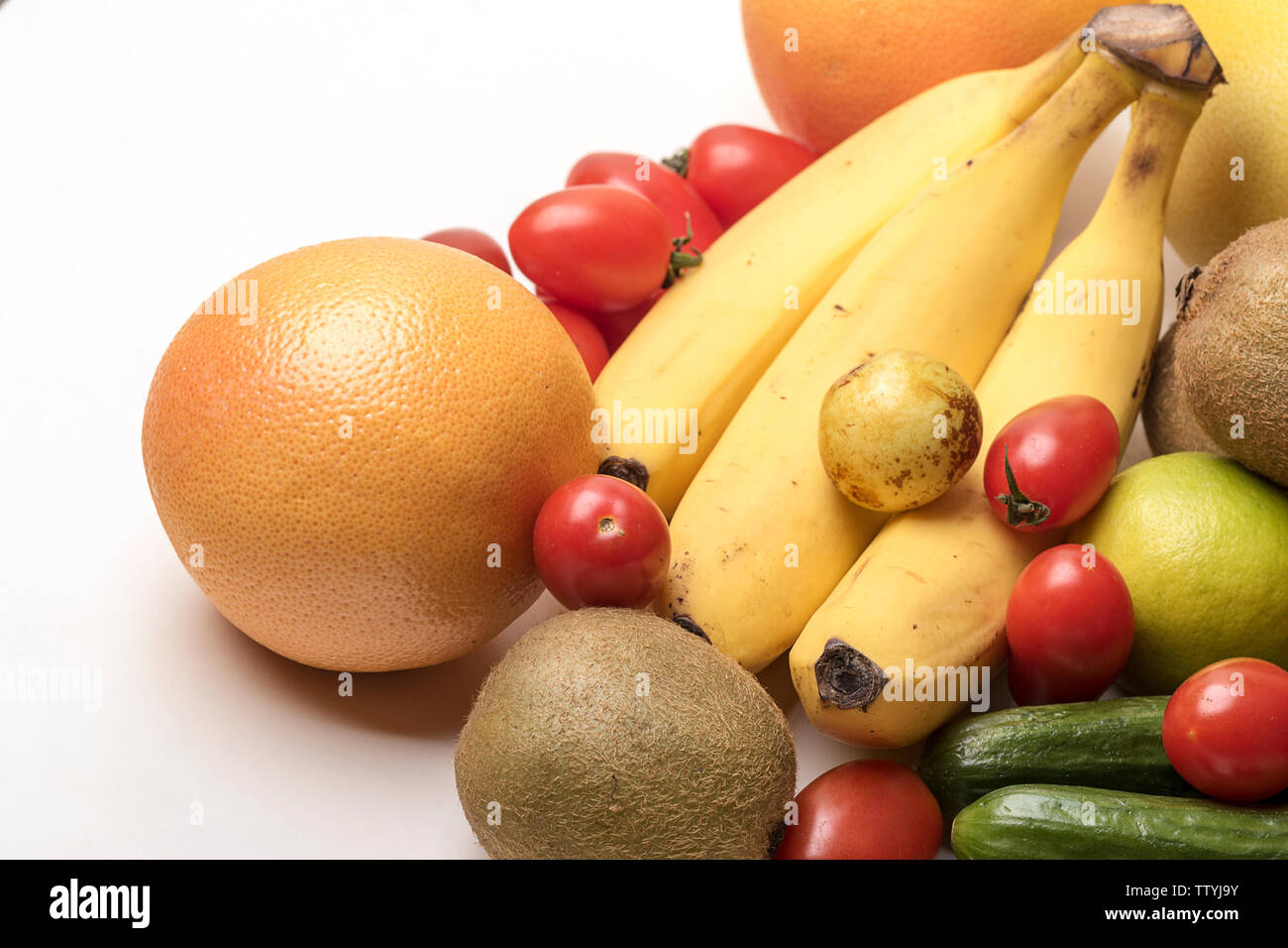 Fresh fruit combination Stock Photo - Alamy