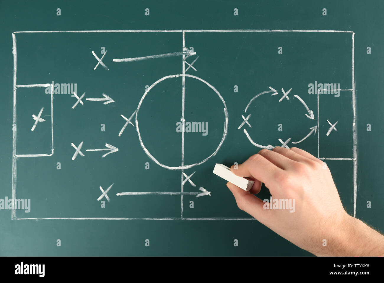 Hand drawn illustration drawing soccer hi-res stock photography and ...