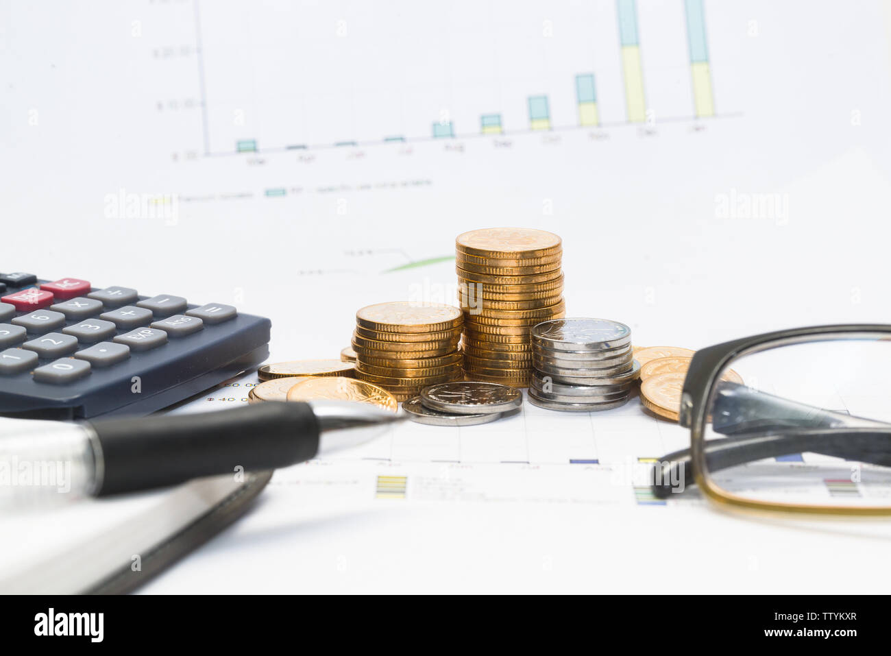 Creative diagram of business accounting concept Stock Photo - Alamy