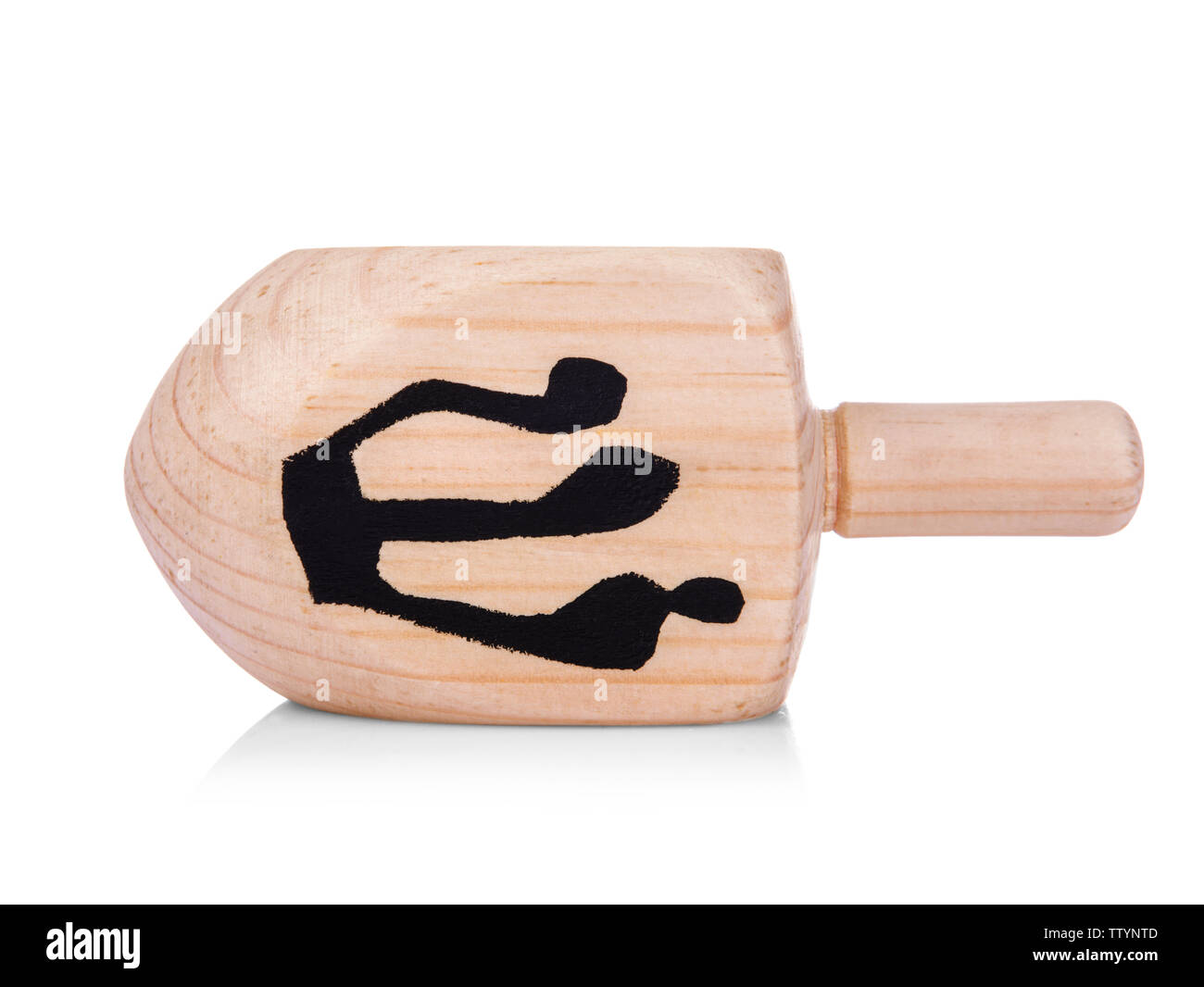Wooden dreidel traditional toy hi-res stock photography and images - Alamy