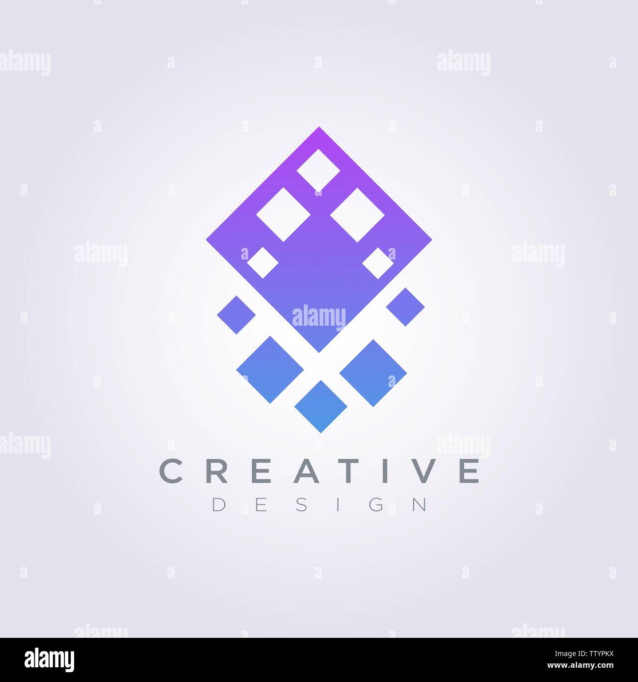 Vector Logo Design Modern Abstract Rhombus Symbol Icon Stock Vector ...