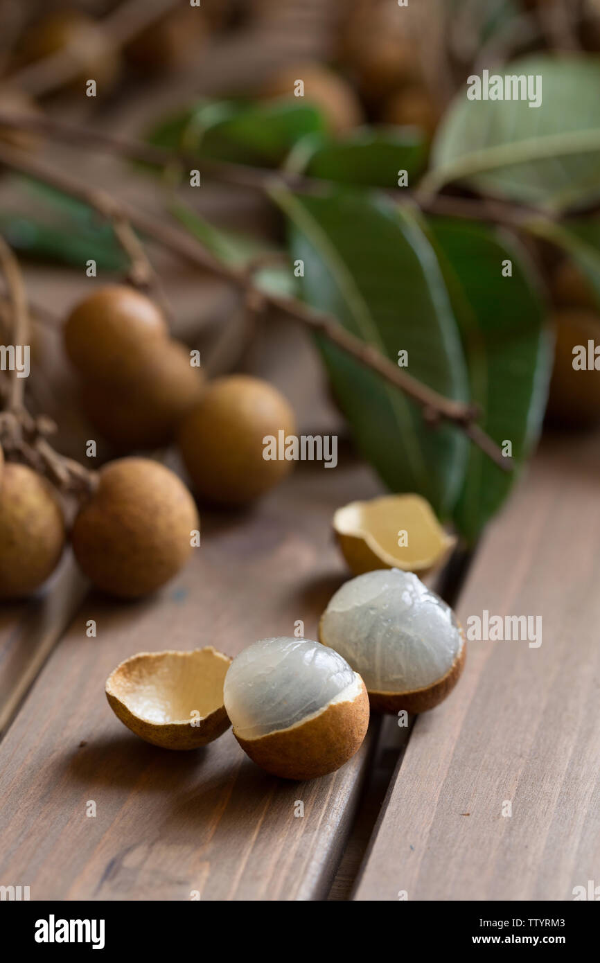 Fresh longan fresh cinnamon Stock Photo - Alamy