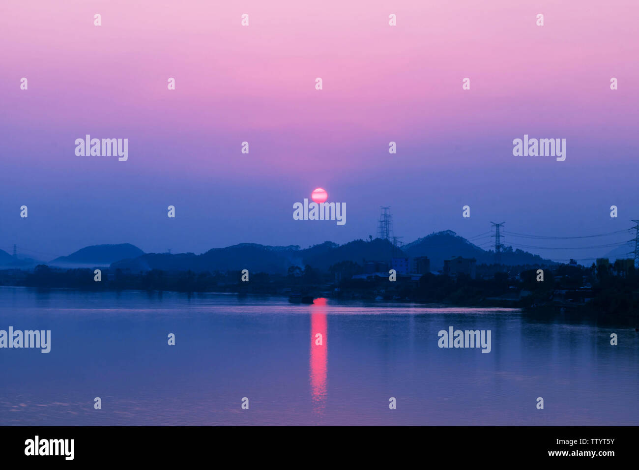 Dawn no one has sunset nature landscapes sky lakes outdoors hi-res ...