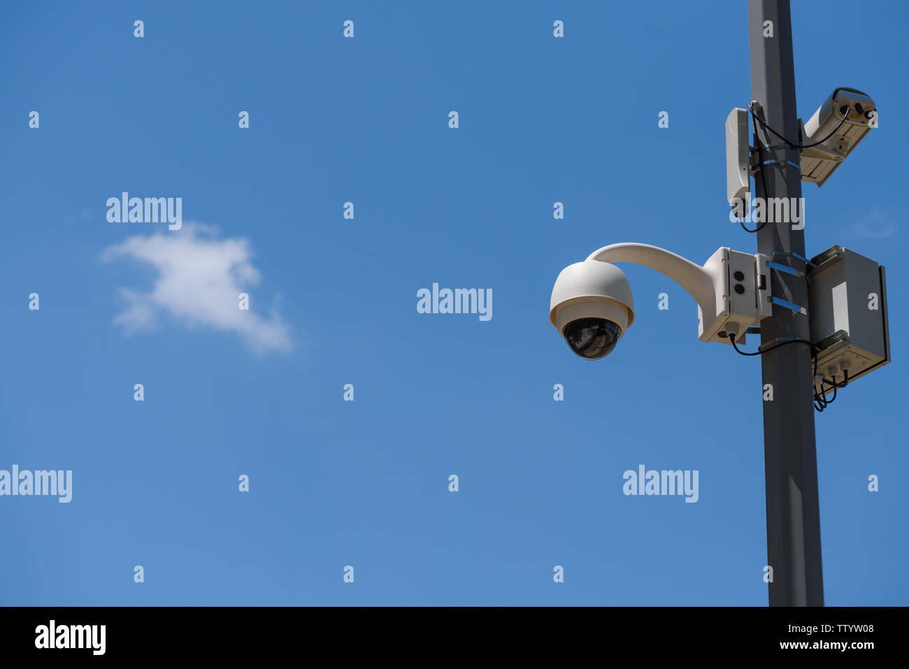 Pole Mounted Cctv Cameras High Resolution Stock Photography and Images ...