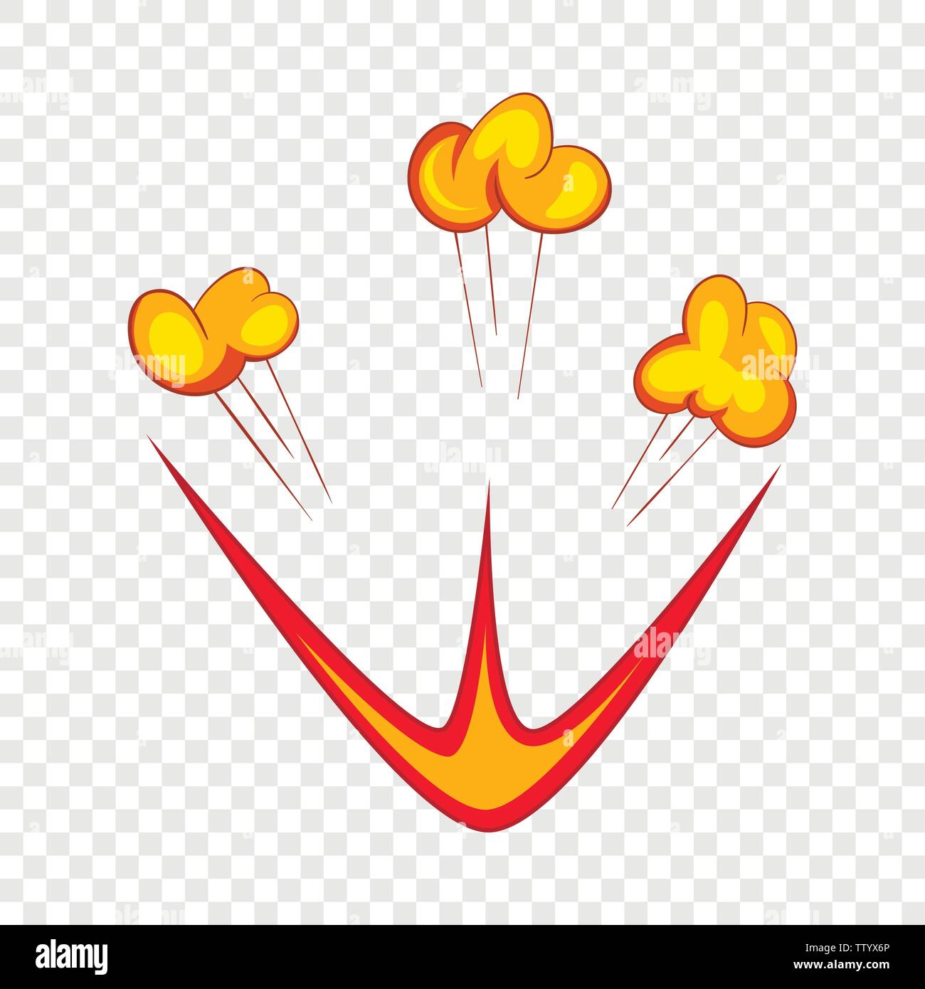 Explode icon, cartoon style Stock Vector Image & Art - Alamy