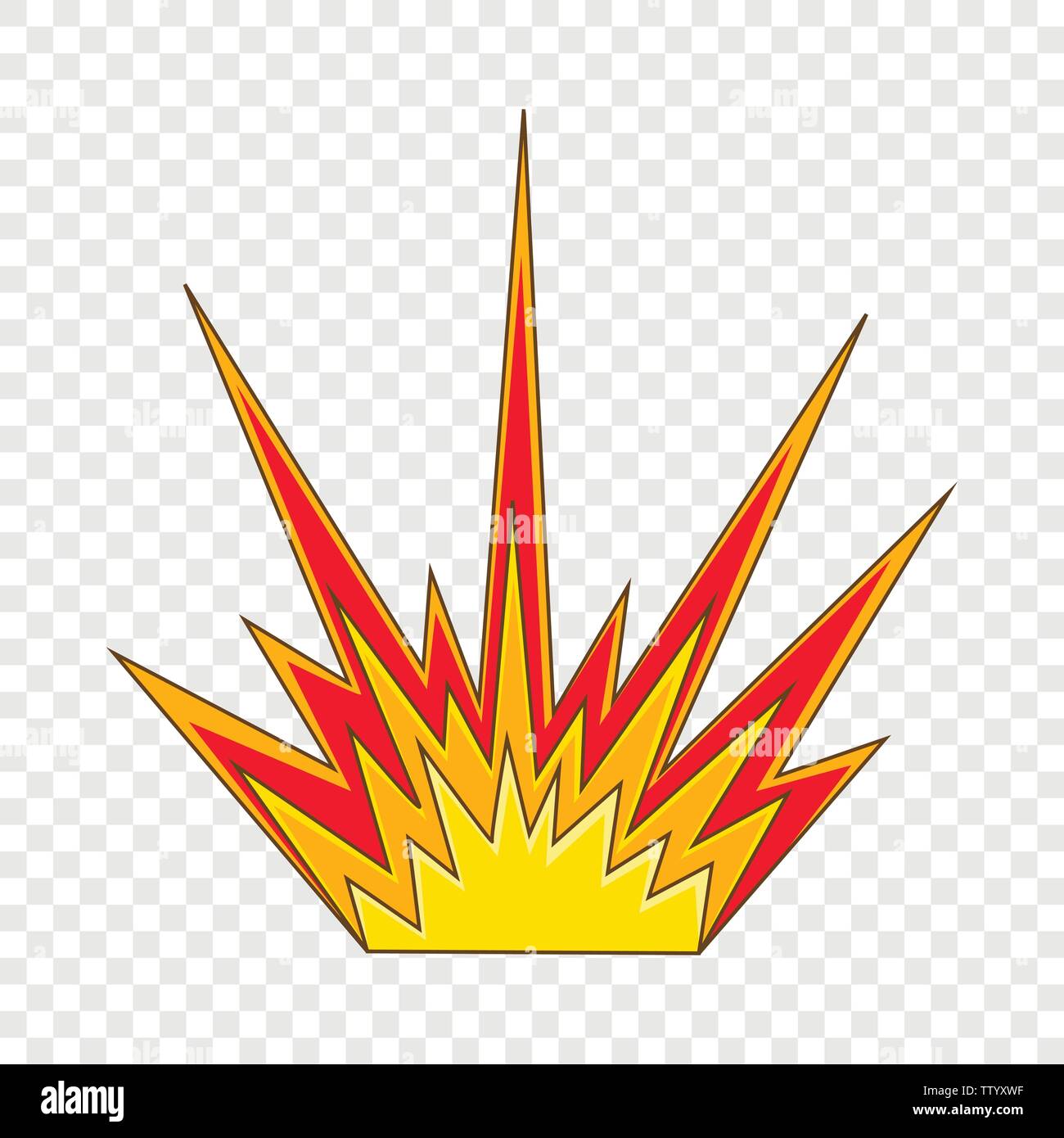 Explode flash icon, cartoon style Stock Vector Image & Art - Alamy