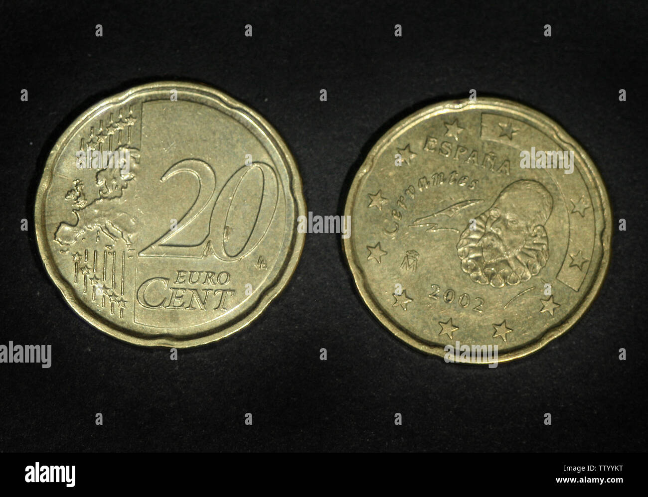 Euro coin front back hi-res stock photography and images - Alamy