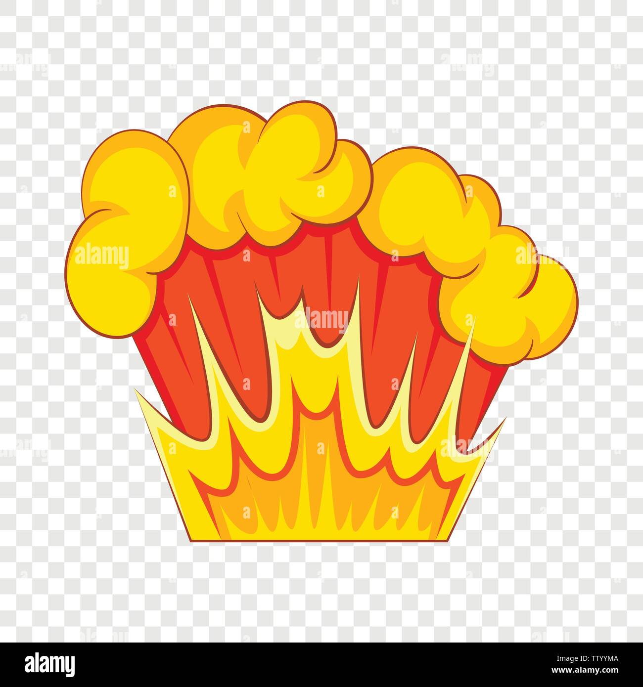 Bomb explosion icon, cartoon style Stock Vector Image & Art - Alamy