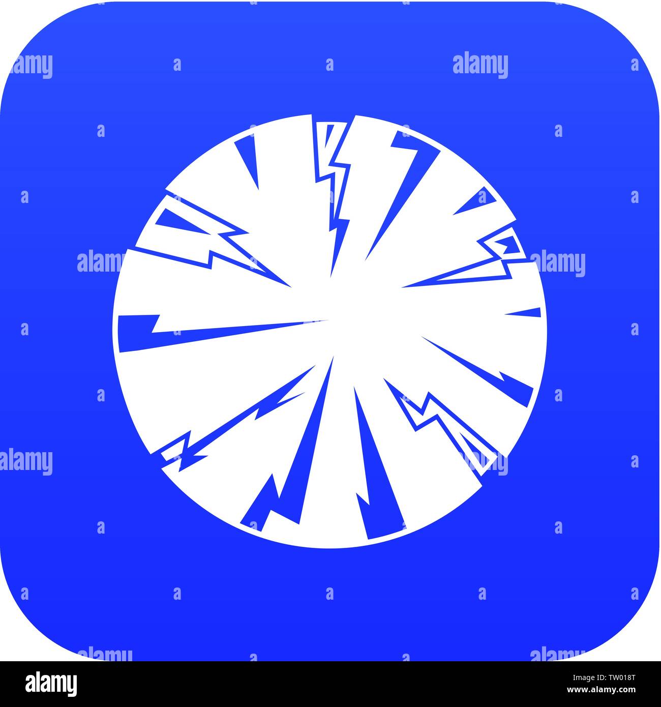 Dangerous planet icon digital blue Stock Vector Image & Art - Alamy