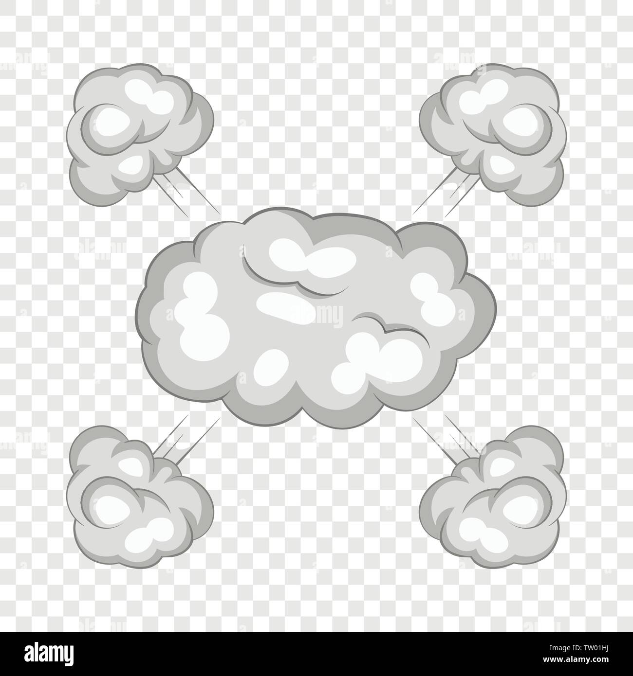 Cartoon Explosion Cloud