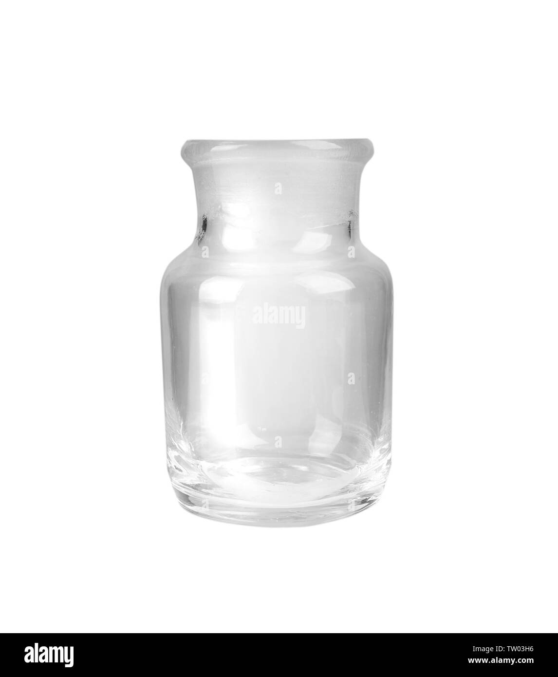 Glass bottle on white background Stock Photo - Alamy