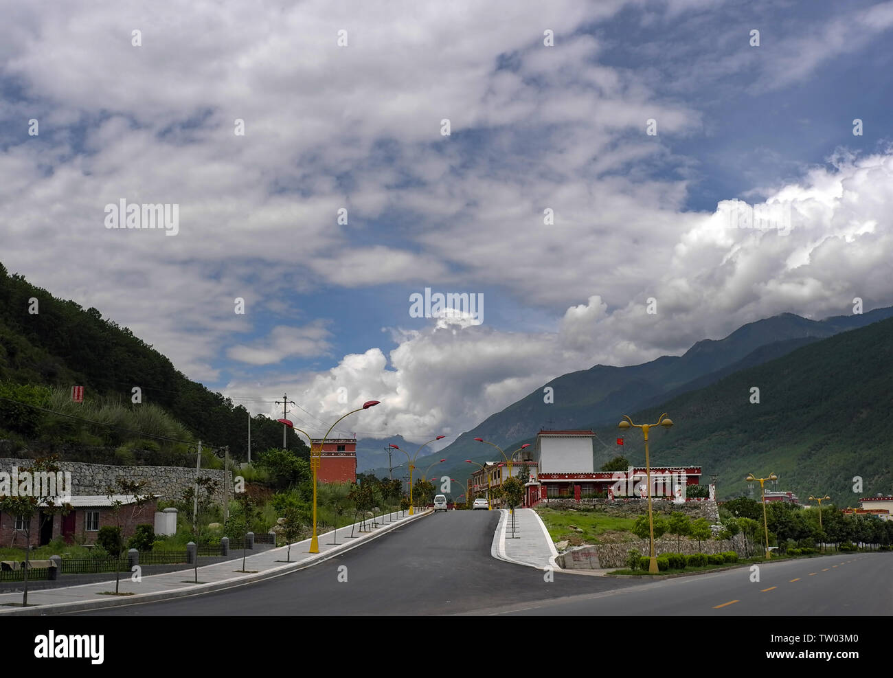 The scenery of the Jinsha River Stock Photo - Alamy