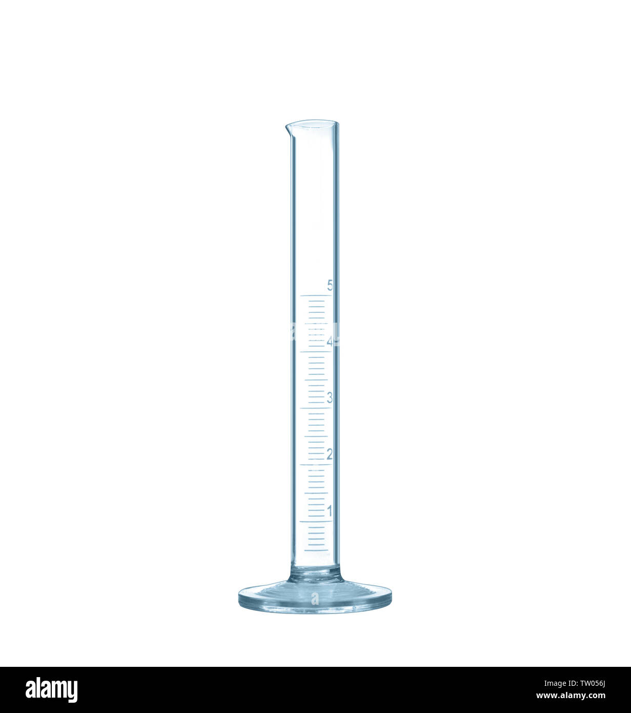 Glass measuring tube Cut Out Stock Images & Pictures - Alamy