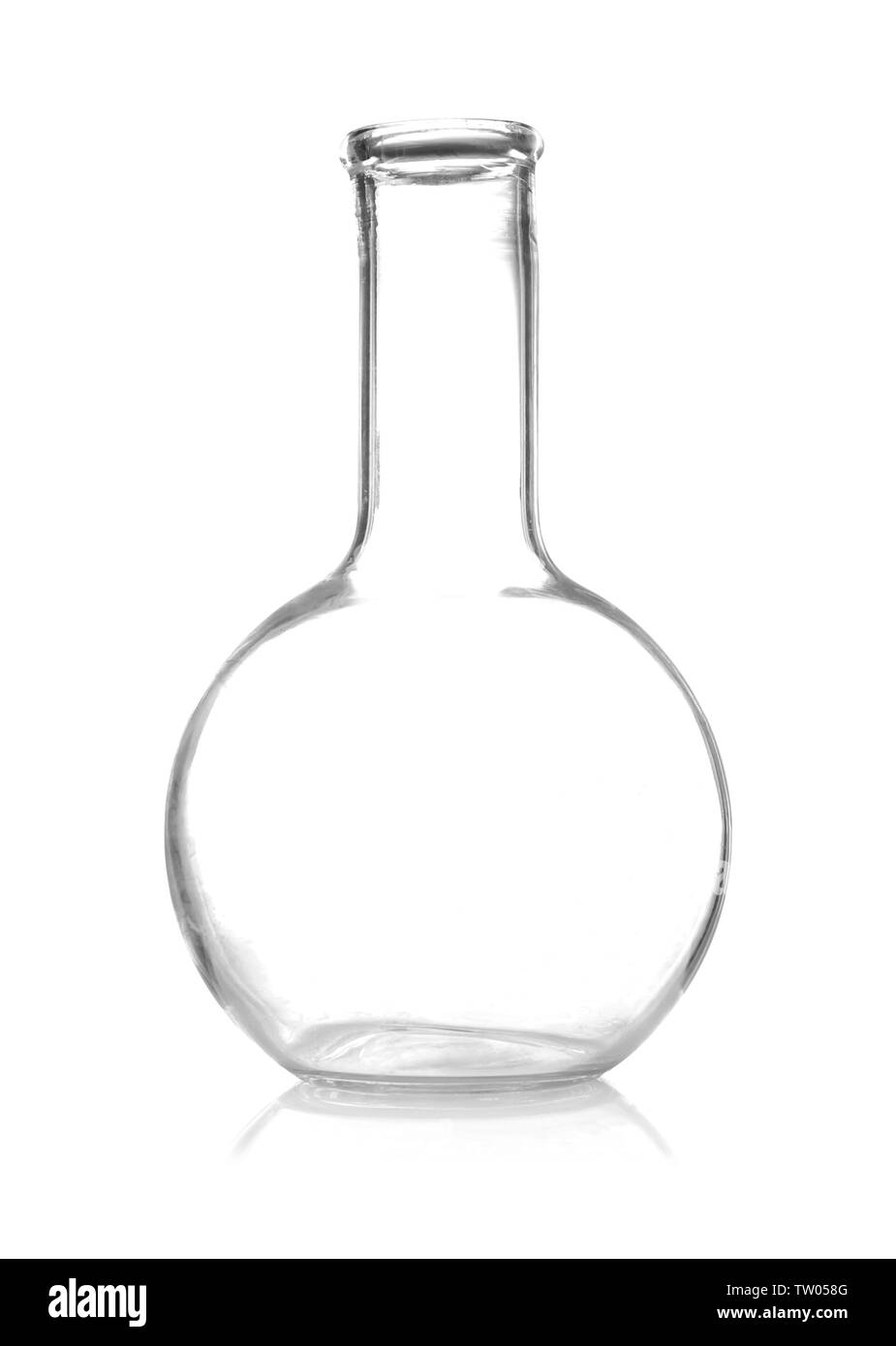 Test flask isolated on white Stock Photo - Alamy