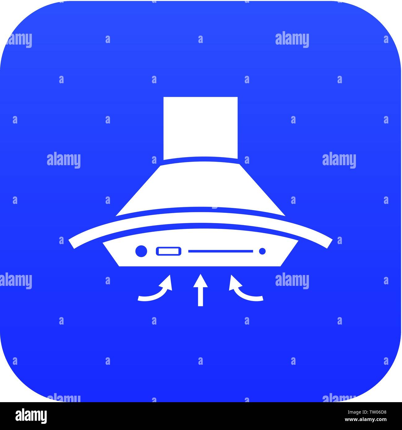 Cooker hood icon blue vector Stock Vector Image & Art - Alamy