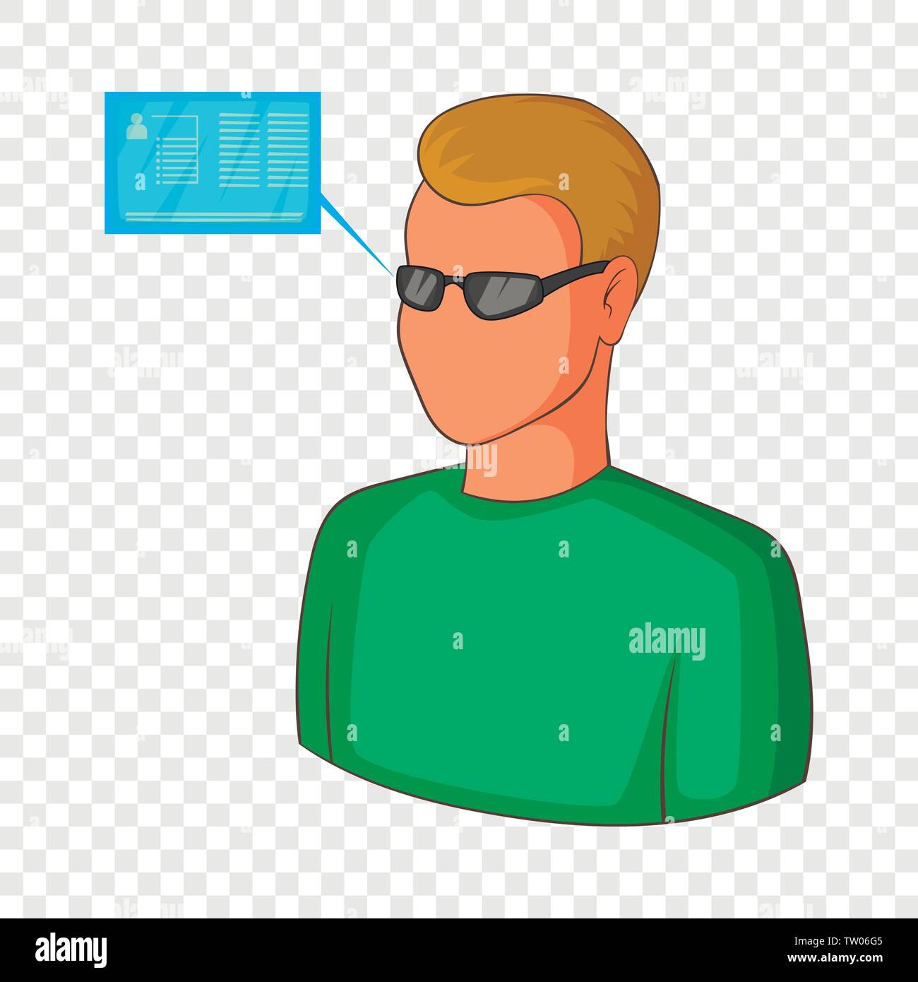 Man high tech gadget Stock Vector Images - Alamy